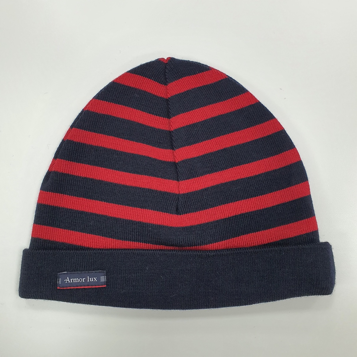 Bonnet rayé en laine mérinos - ARMORLUX | Vitrines de Colmar