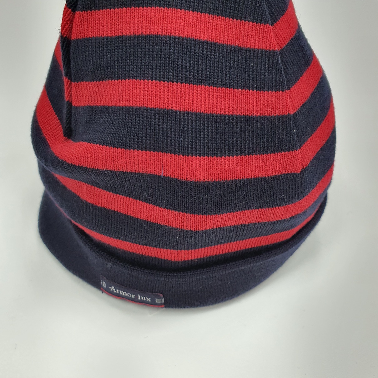 Bonnet rayé en laine mérinos - ARMORLUX | Vitrines de Colmar