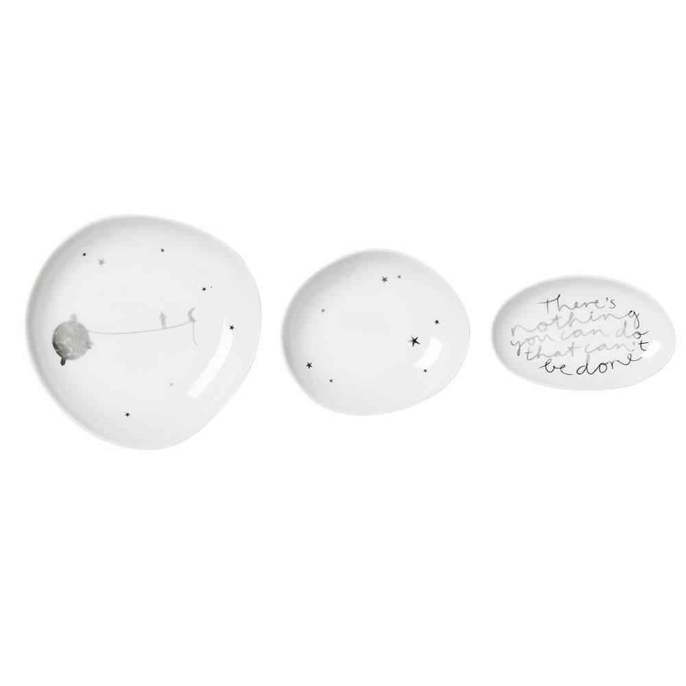 Lot 3 coupelles petit prince argenté Räder | Vitrines de Colmar